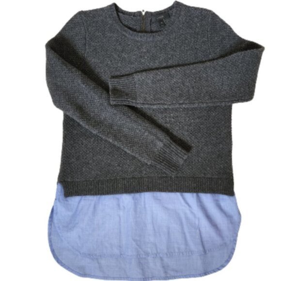 J. Crew | Sweaters | J Crew Lambswool Shirttail Sweater | Poshmark